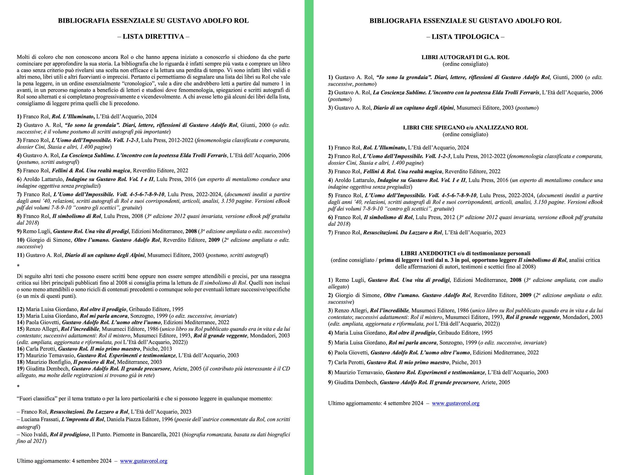 Libreria – Museo Gustavo Adolfo Rol